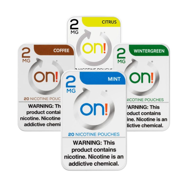 ON NICOTINE POUCHES 2MG – PACK OF 5 – Empire Smoke Distributors