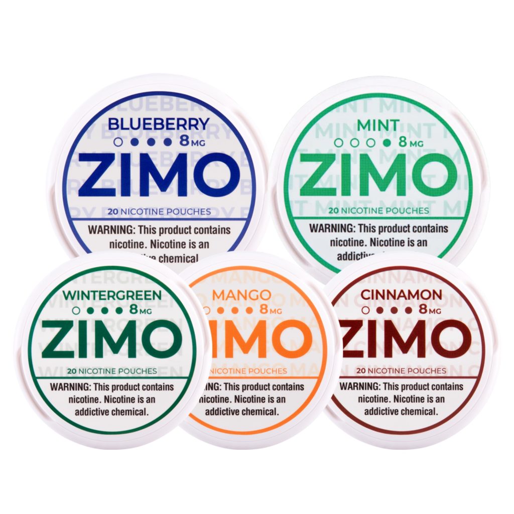 ZIMO NICOTINE POUCHES 8MG – PACK OF 5 – Empire Smoke Distributors