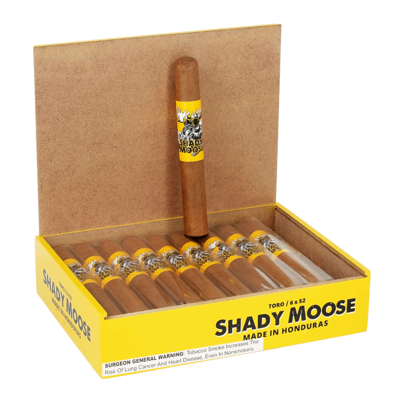 CHILLIN MOOSE SHADY MOOSE TORO (6X52 ) BOX OF 20 - Empire Smoke ...