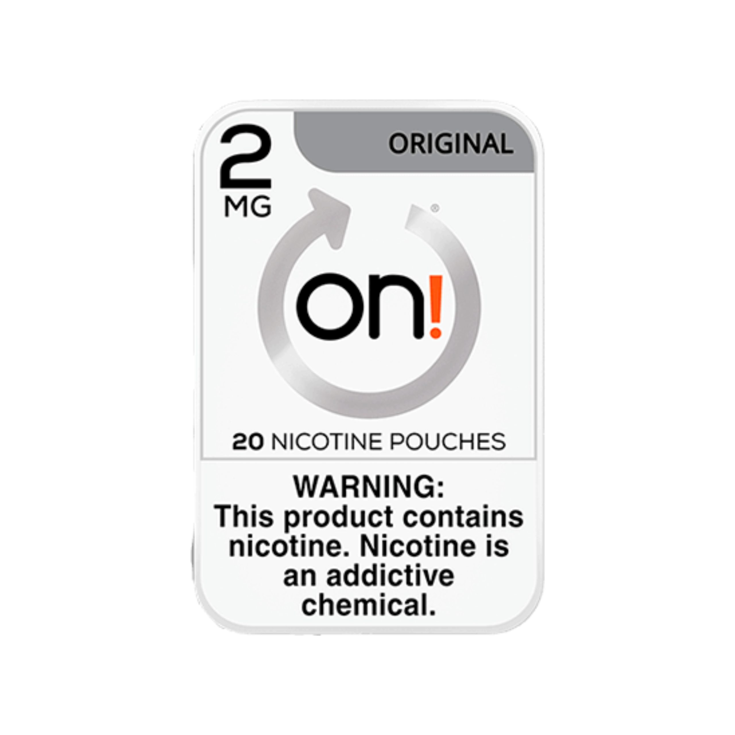ON NICOTINE POUCHES ORIGINAL 2MG-PACK OF 5 – Empire Smoke Distributors