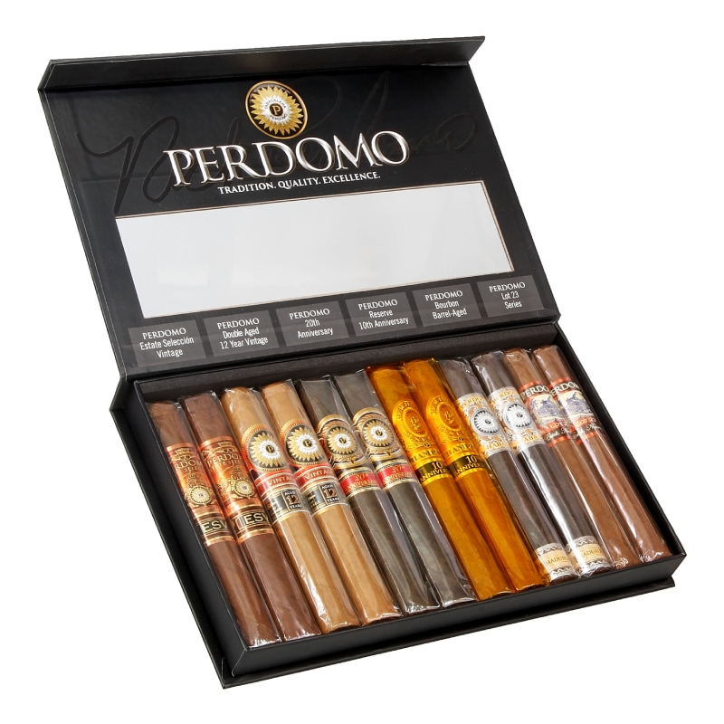 PERDOMO CONNOISSUER COLLECTION AWARD WINNING BOX OF 12 – Empire Smoke Distributors