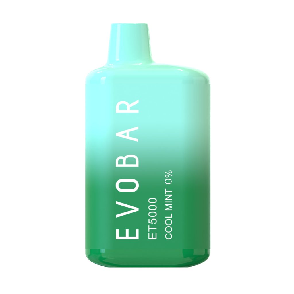 EVO BAR DISPOSABLE 0% NIC ET5000PF COOL MINT -BOX OF 10 - Empire Smoke ...