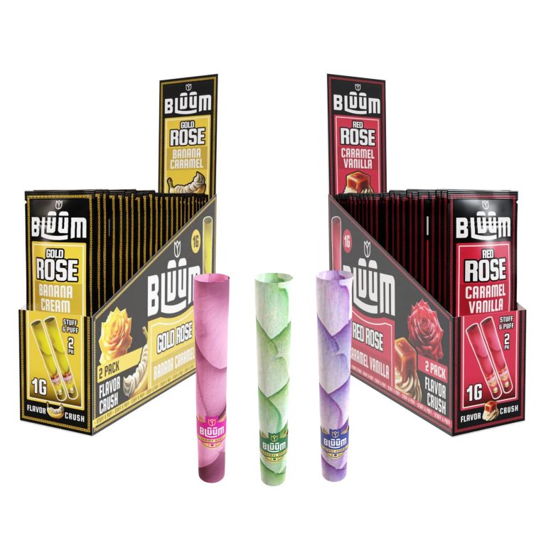 BLUUM WILD FLOWER ROLLS 2PK 1GM -BOX OF 10 PACK - Empire Smoke Distributors