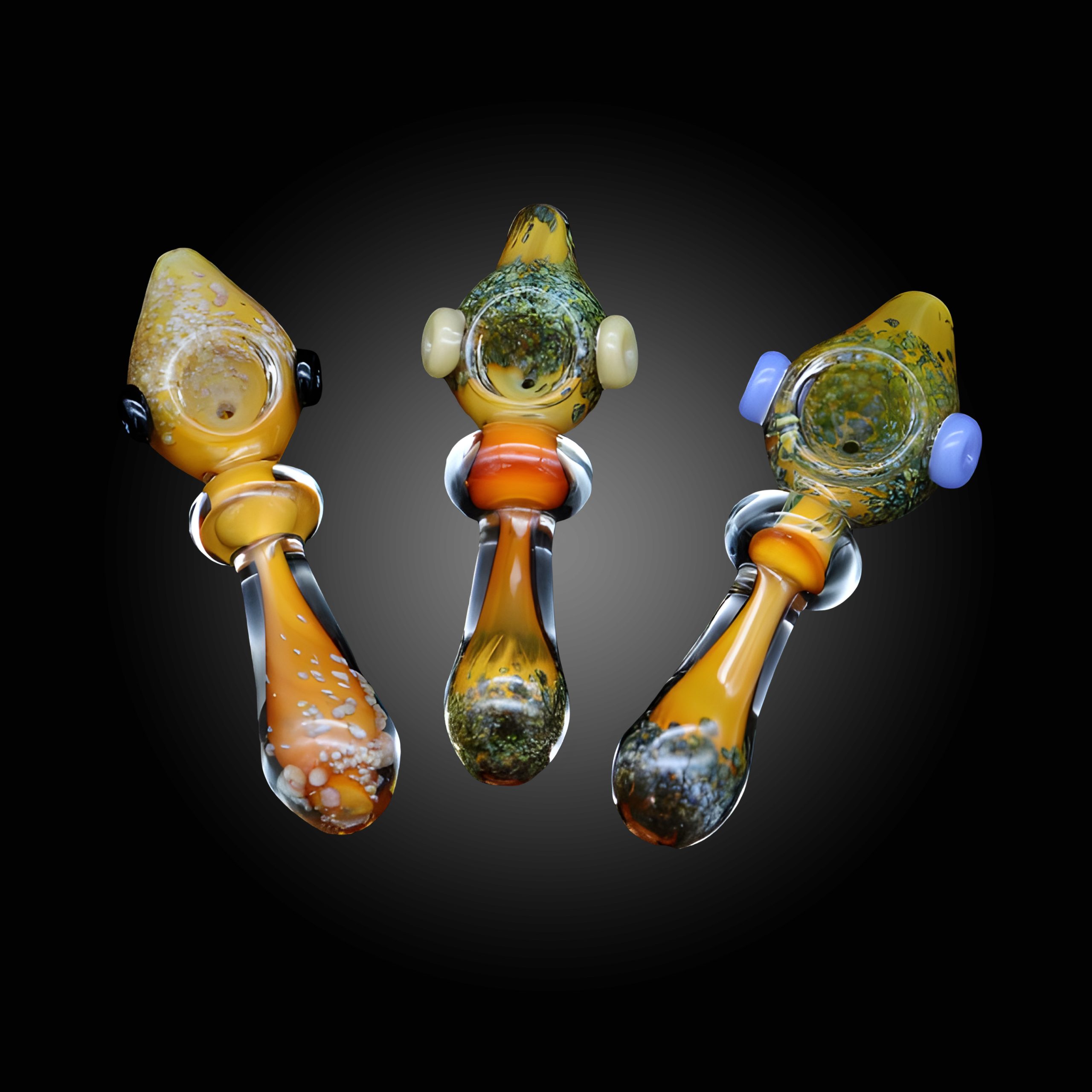 5” FRIT DUST FUME CONE HEAD HAND PIPE 8CT JAR – Empire Smoke Distributors