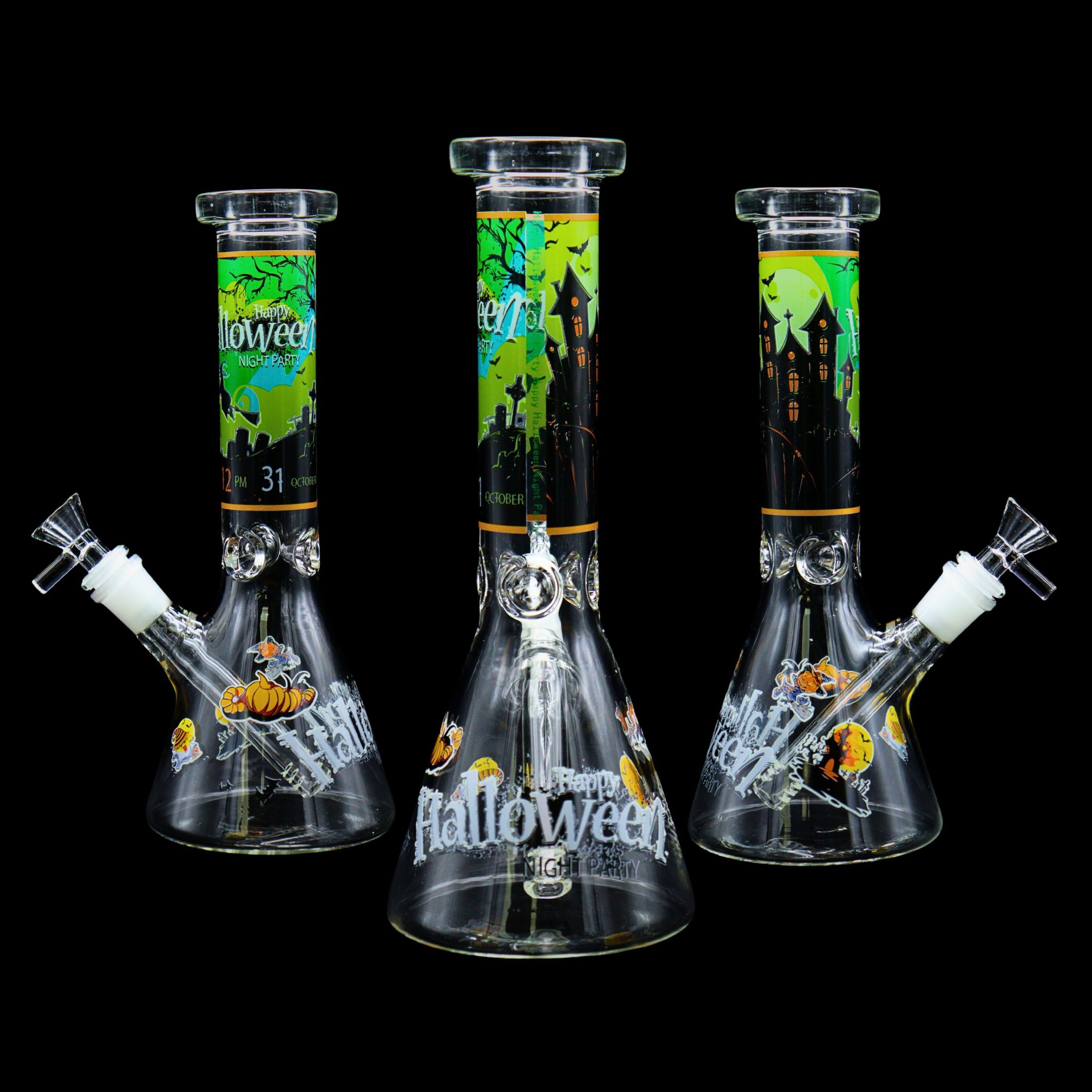 10″ FESTIVE HALLOWEEN MINI BEAKERS – Empire Smoke Distributors
