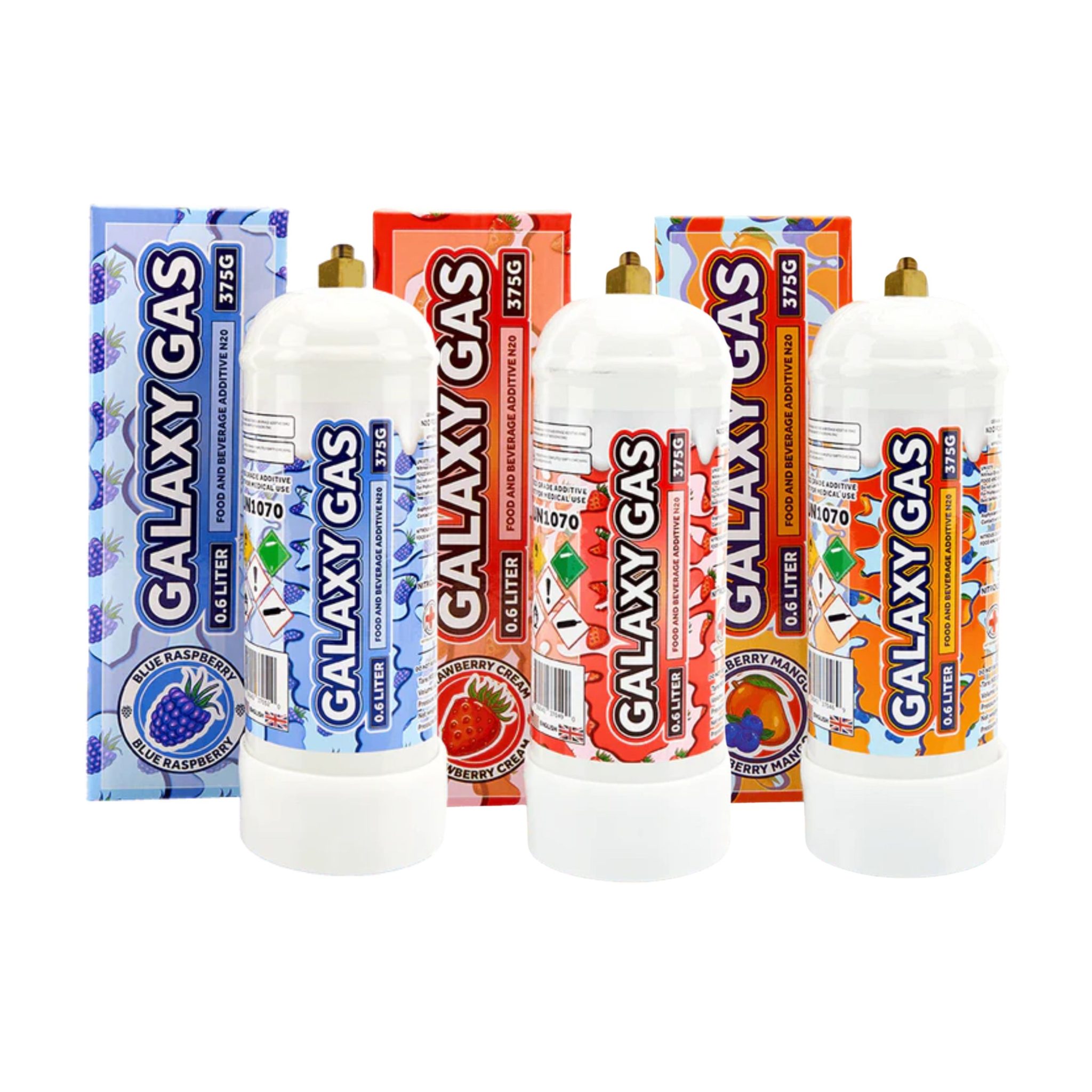 GALAXY GAS WHIP CREAM CHARGER 0.6L 375G TANK - BOX OF 6 TANK - Empire ...