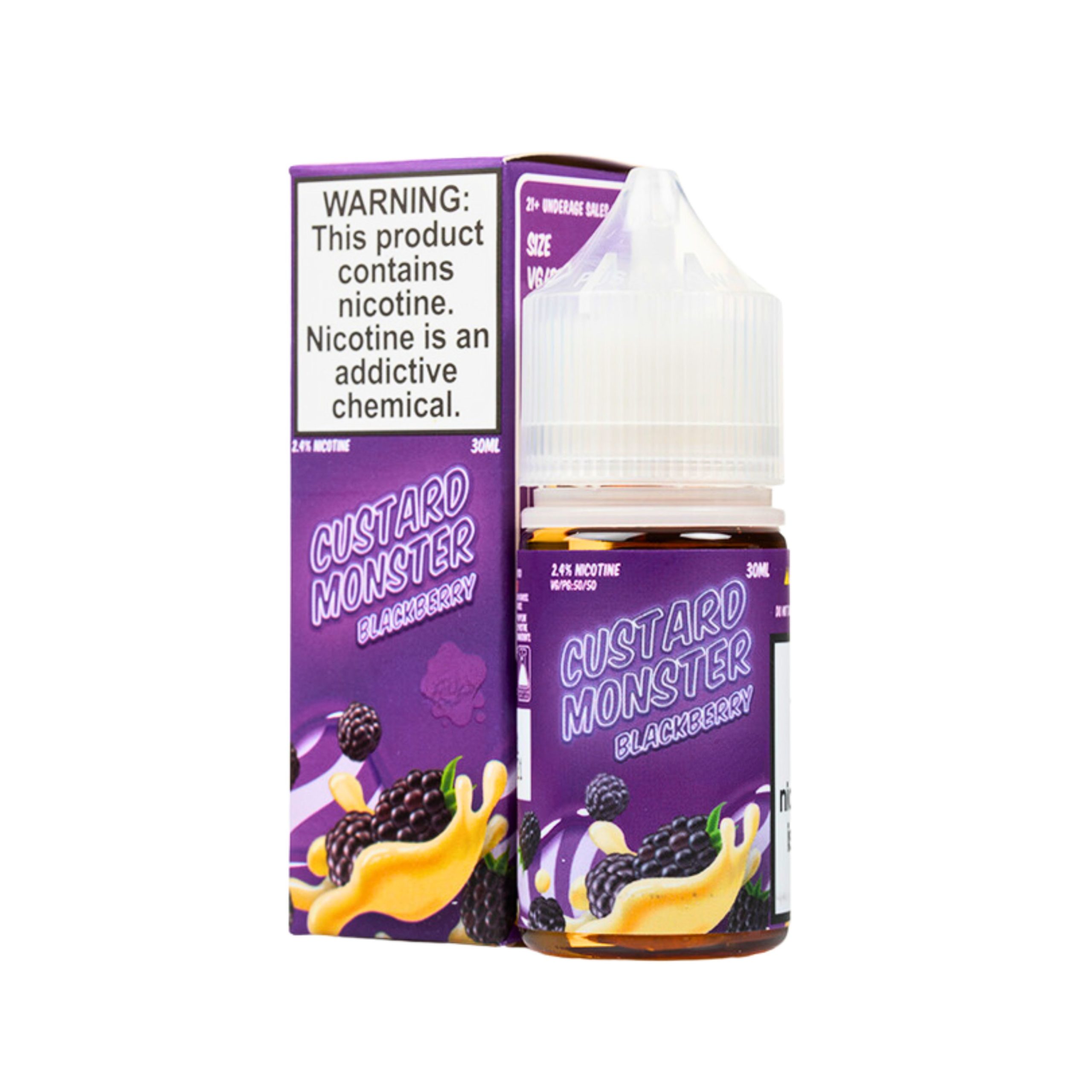 JAM MONSTER SALT CUSTARD MONSTER BLACKBERRY 48MG 30ML – Empire Smoke ...