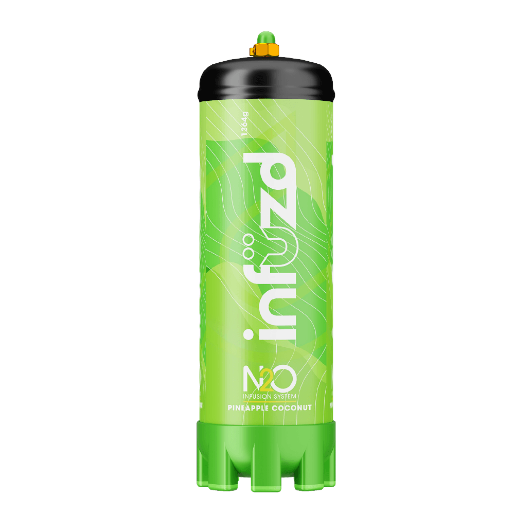 INFUZD WHIP CREAM CHARGER 1364G 2.2L TANK - PINEAPPLE COCONUT -BOX OF 4 ...