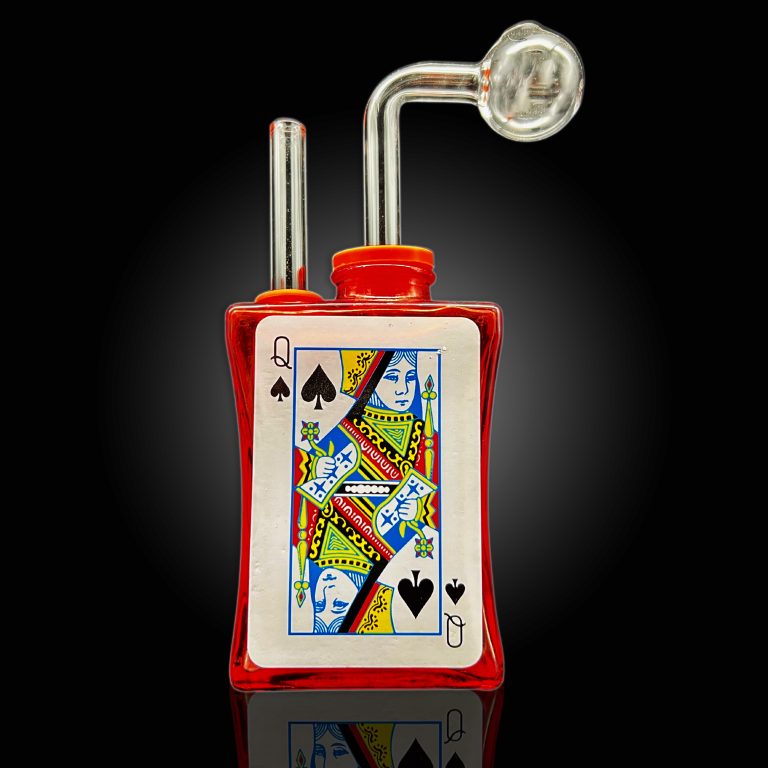 7″ PLAYING CARD OIL BURNER – Empire Smoke Distributors