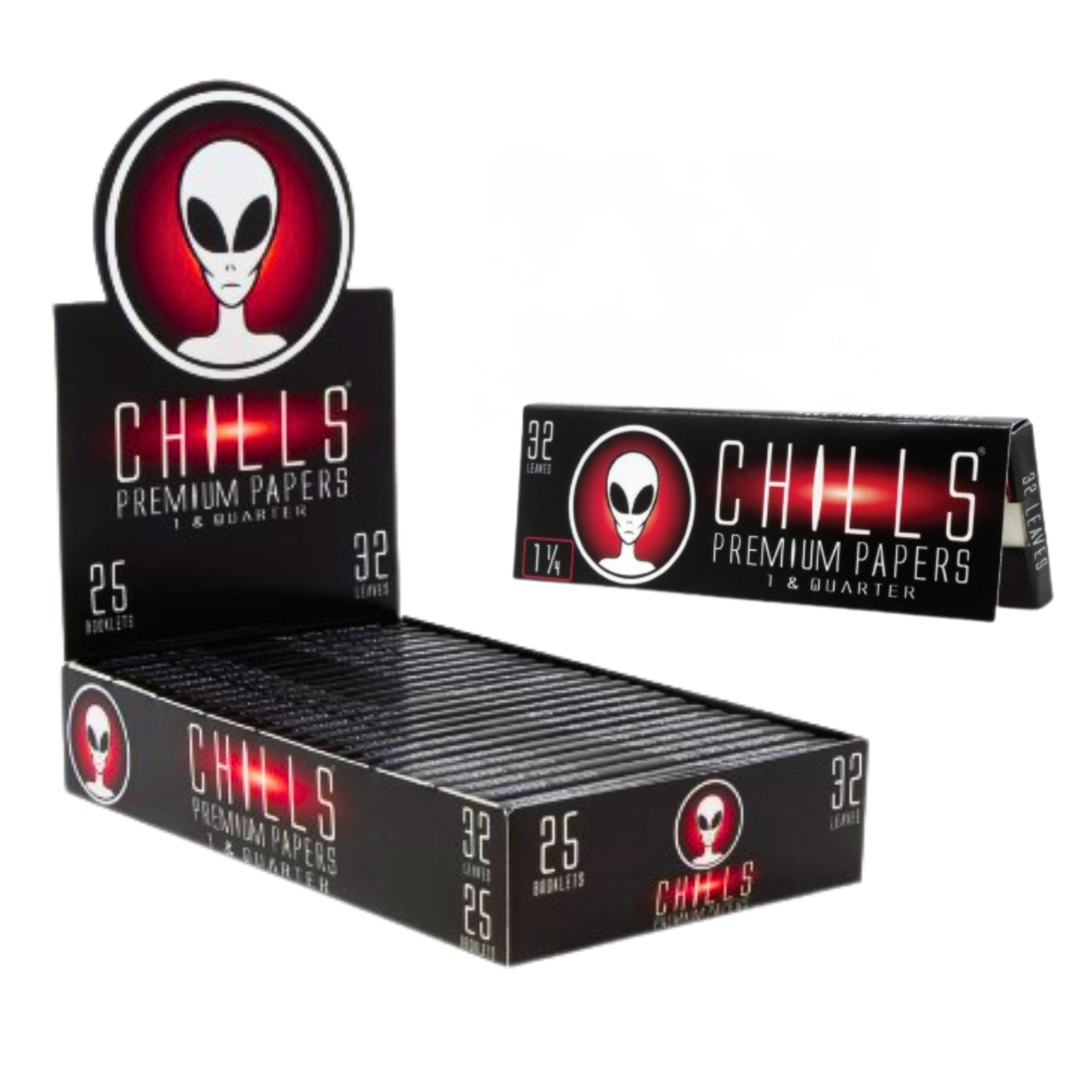 CHILLS ROLLING PAPERS 1.25 -32 LEAVES 25 BOOKLETS – Empire Smoke ...
