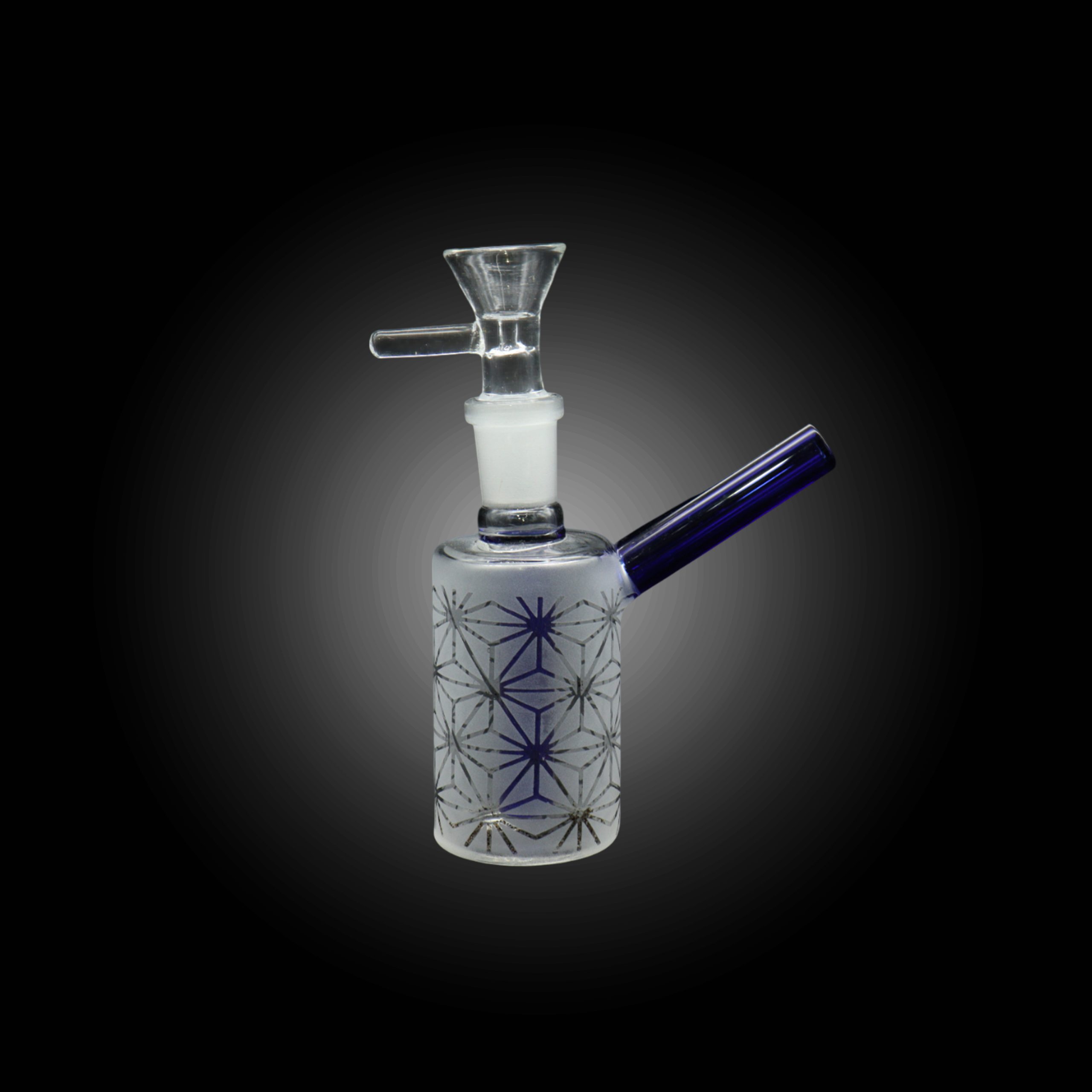 4″ WHITE COAT SMALL WATER PIPE BLUE – Empire Smoke Distributors