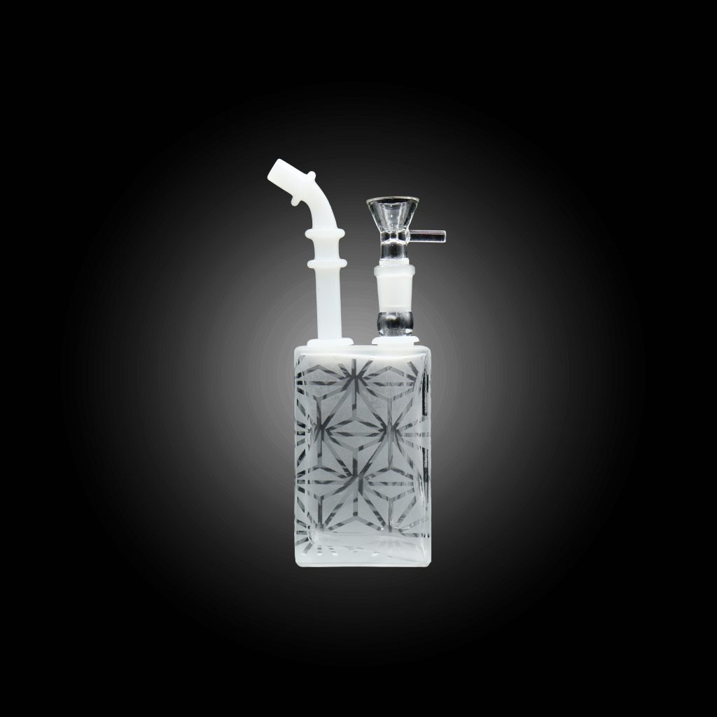 7" WHITE CHARACTER COATED FROSTED JUICE BOX WATER PIPE -A - Empire ...
