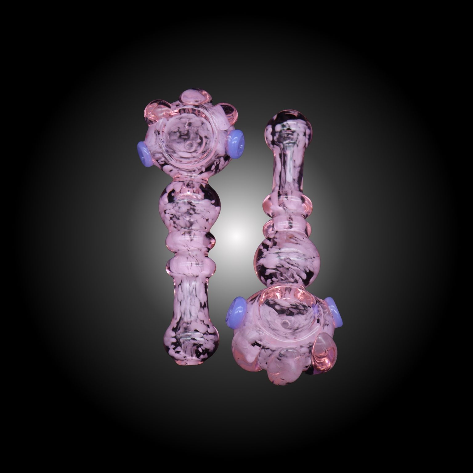 5'' WHITE FRIT HEAD CLAW BALL RIM PINK TUBE HAND PIPE 10CT JAR - Empire ...